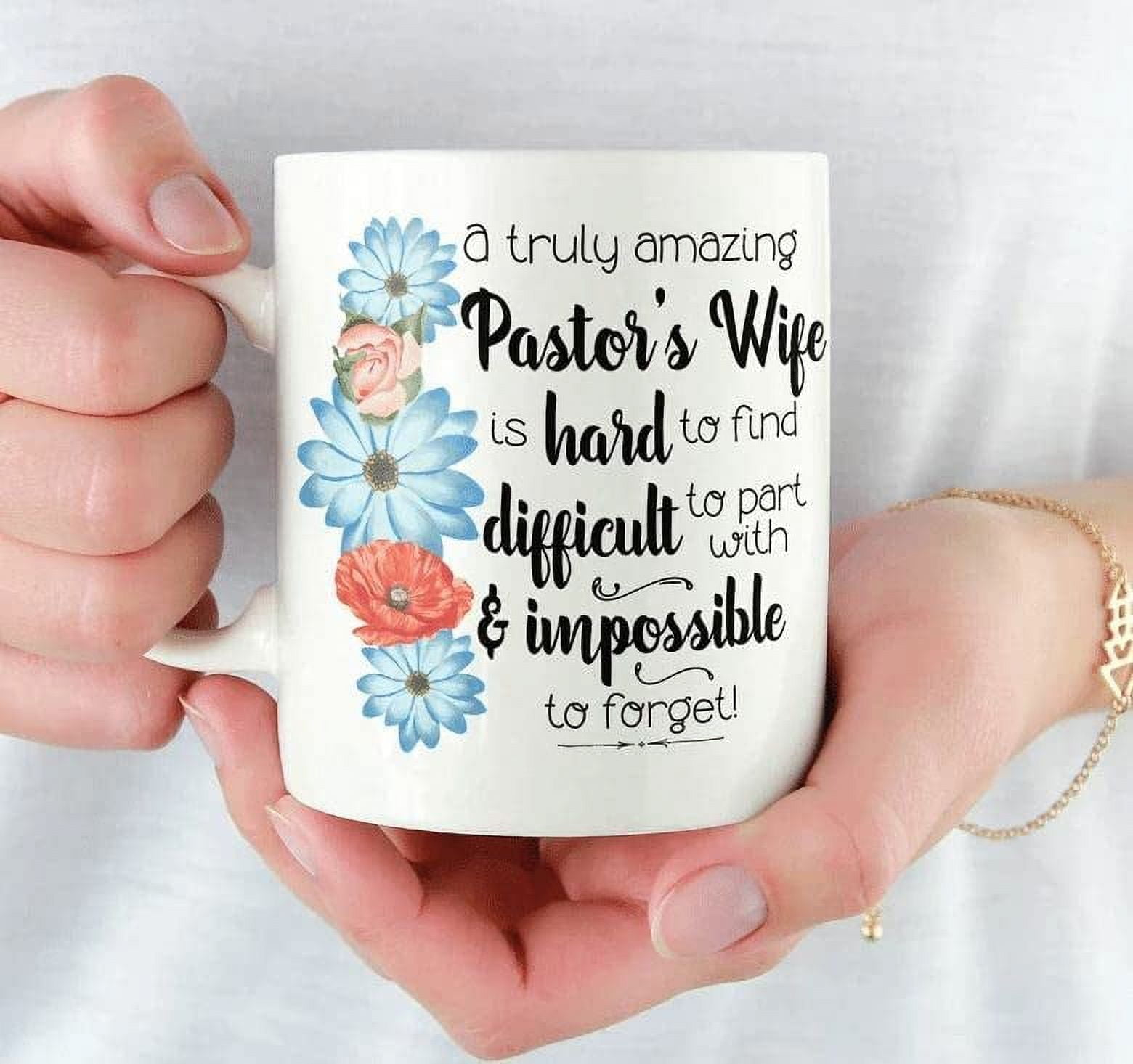 Pastor Mug, A Truly Amazing Pastor's Wife Coffee Mug, Jesus Cup For ...