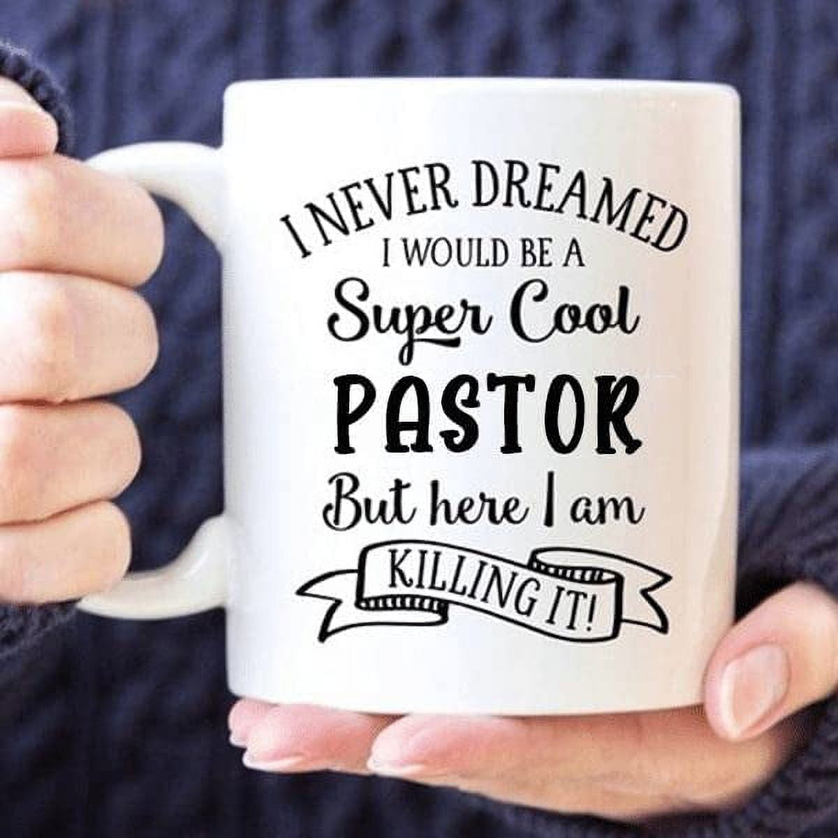 Pastor Mug, I'd Grow Up To Be A Super Pastor Coffee Mug, Jesus Cup For ...