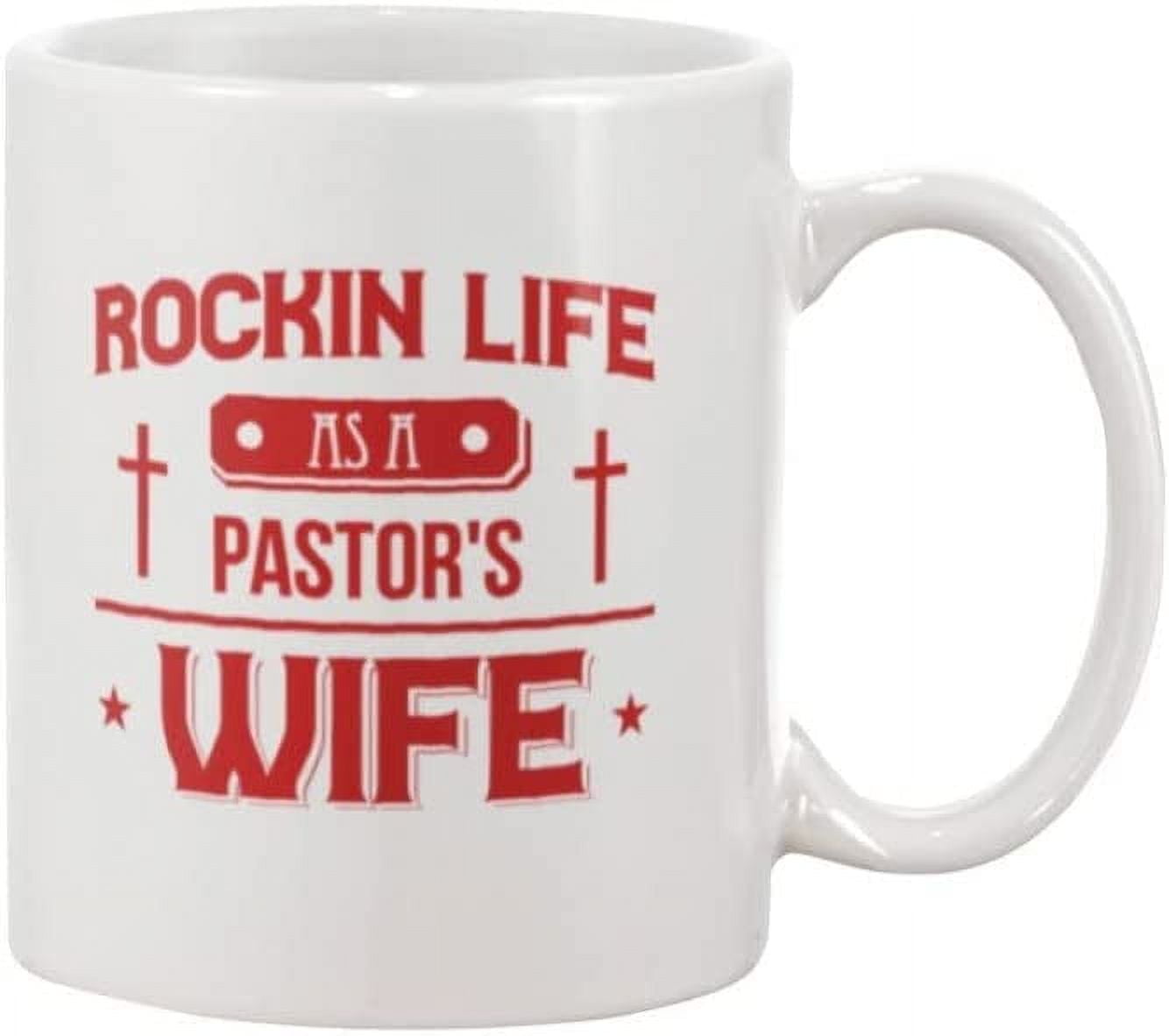 Pastor Mug, Rockin Life As A Pastor Coffee Mug, Jesus Cup For Christian ...
