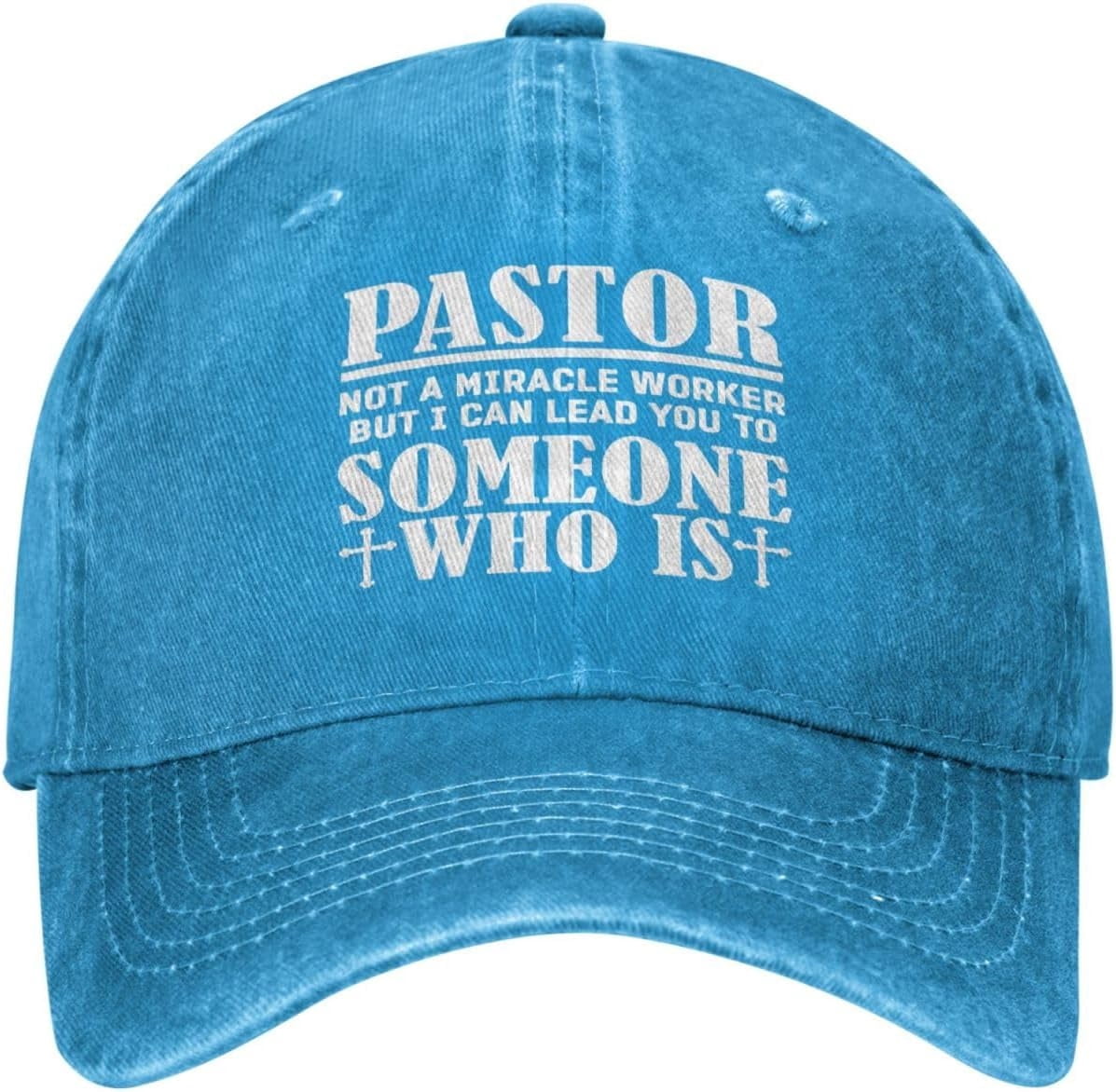 Pastor Not A Miracles Worker I Can Lead You to Someone Hats Funny Dad ...