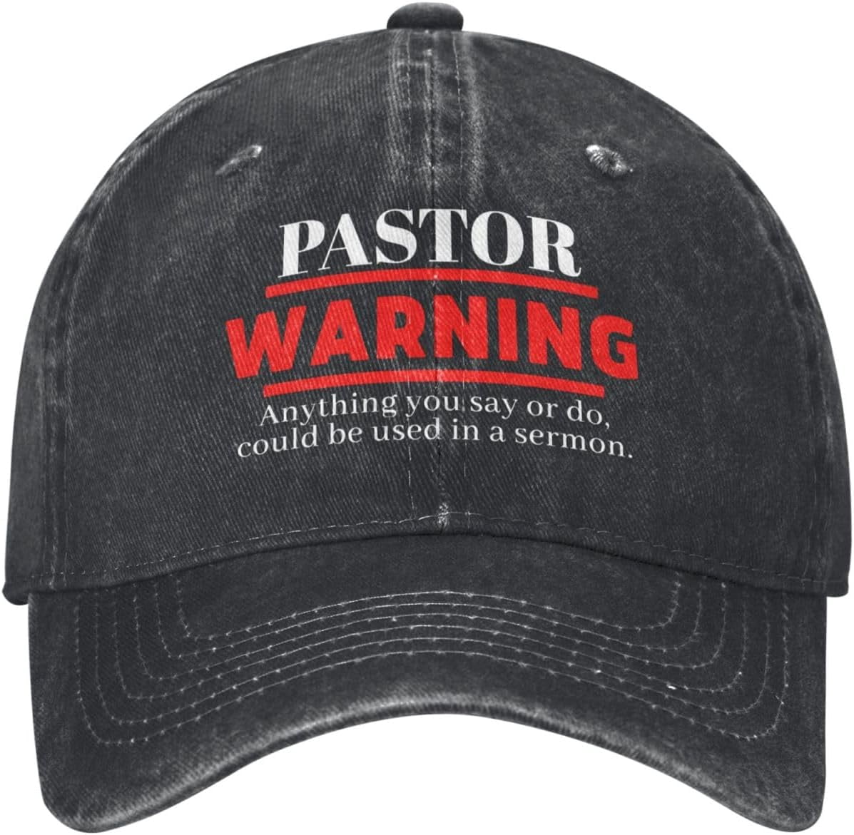 Pastor Warning Hat Pastor Appreciation Gifts Funny Pastor Hat Anything ...