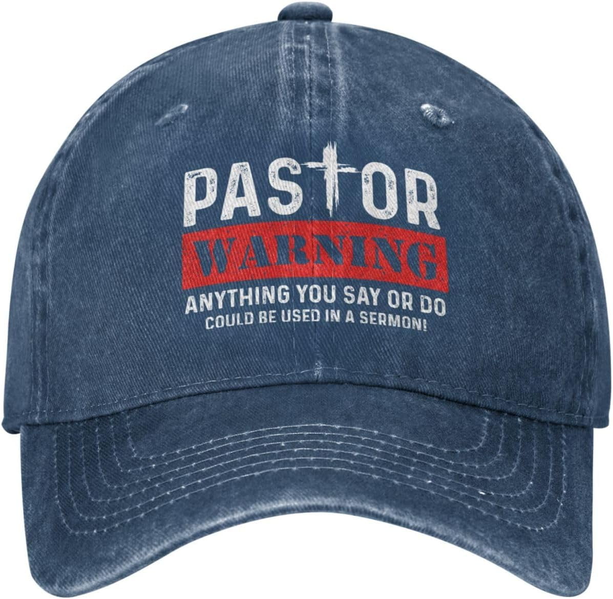 Pastor Warning Hat Pastor Appreciation Gifts Funny Pastor Hat Anything ...