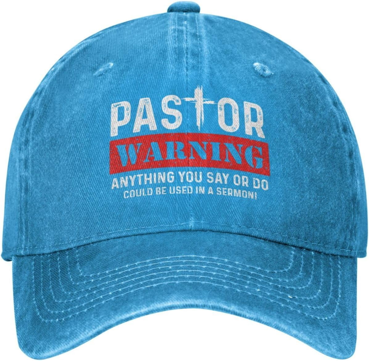 Pastor Warning Hat Pastor Appreciation Gifts Funny Pastor Hat Anything ...