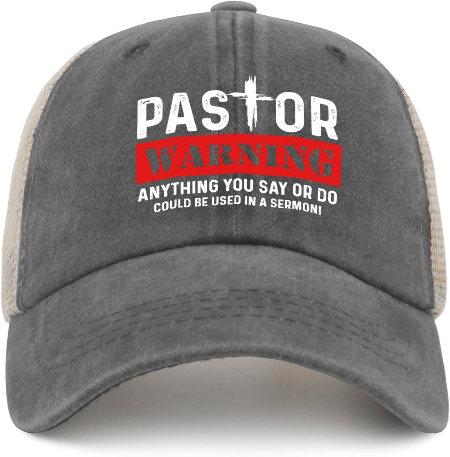 Pastor Warning Hat Pastor Appreciation Gifts Funny Pastor Warning ...