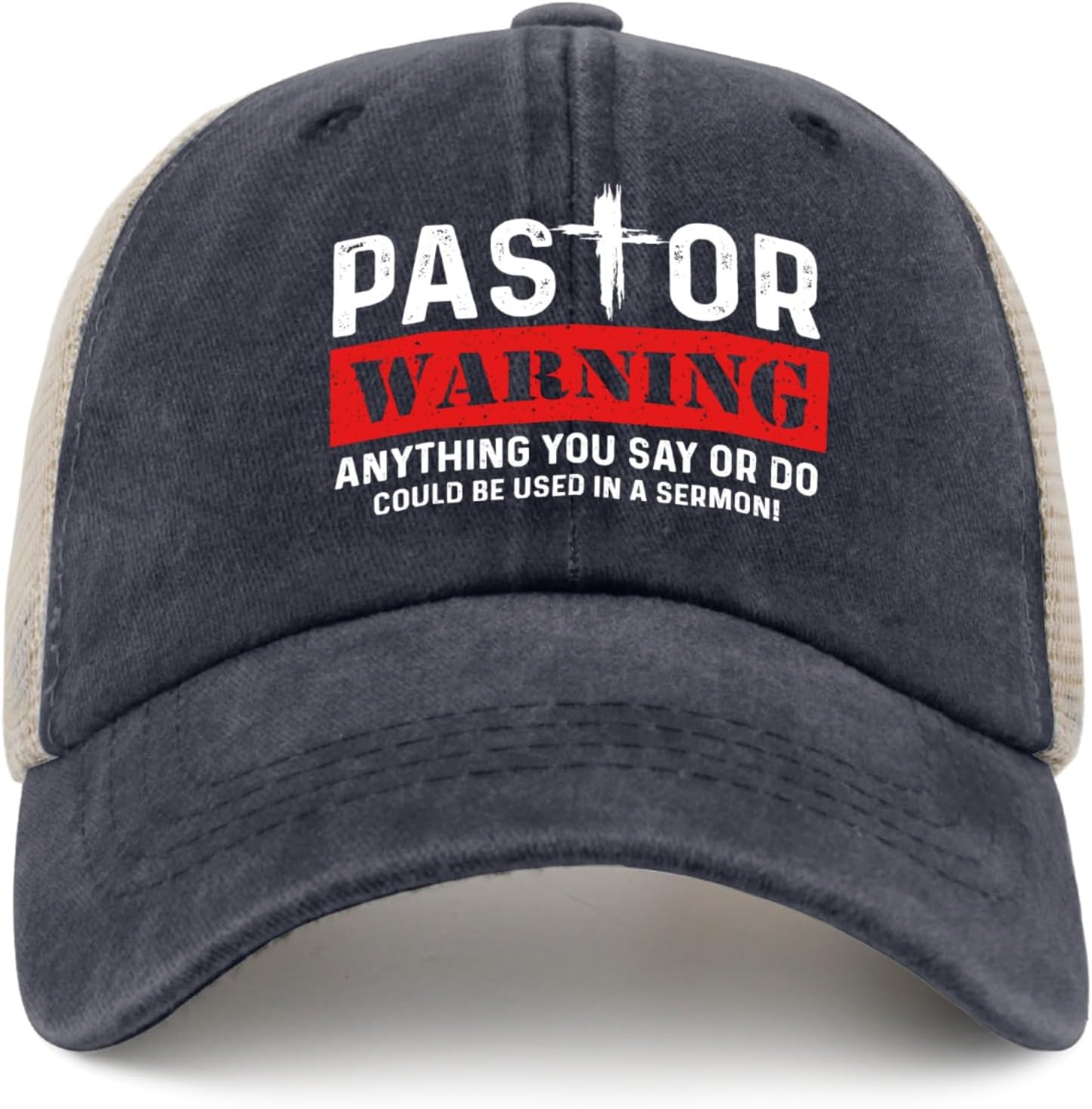 Pastor Warning Hat Pastor Appreciation Gifts Funny Pastor Warning ...