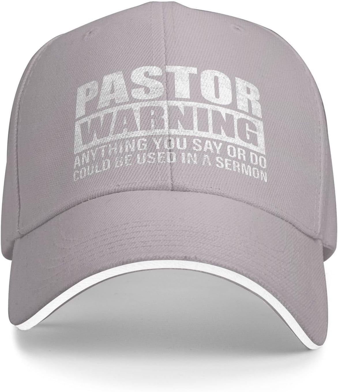 Pastor Warning Hat Pastor Appreciation Gifts Funny Pastor Warning Caps ...