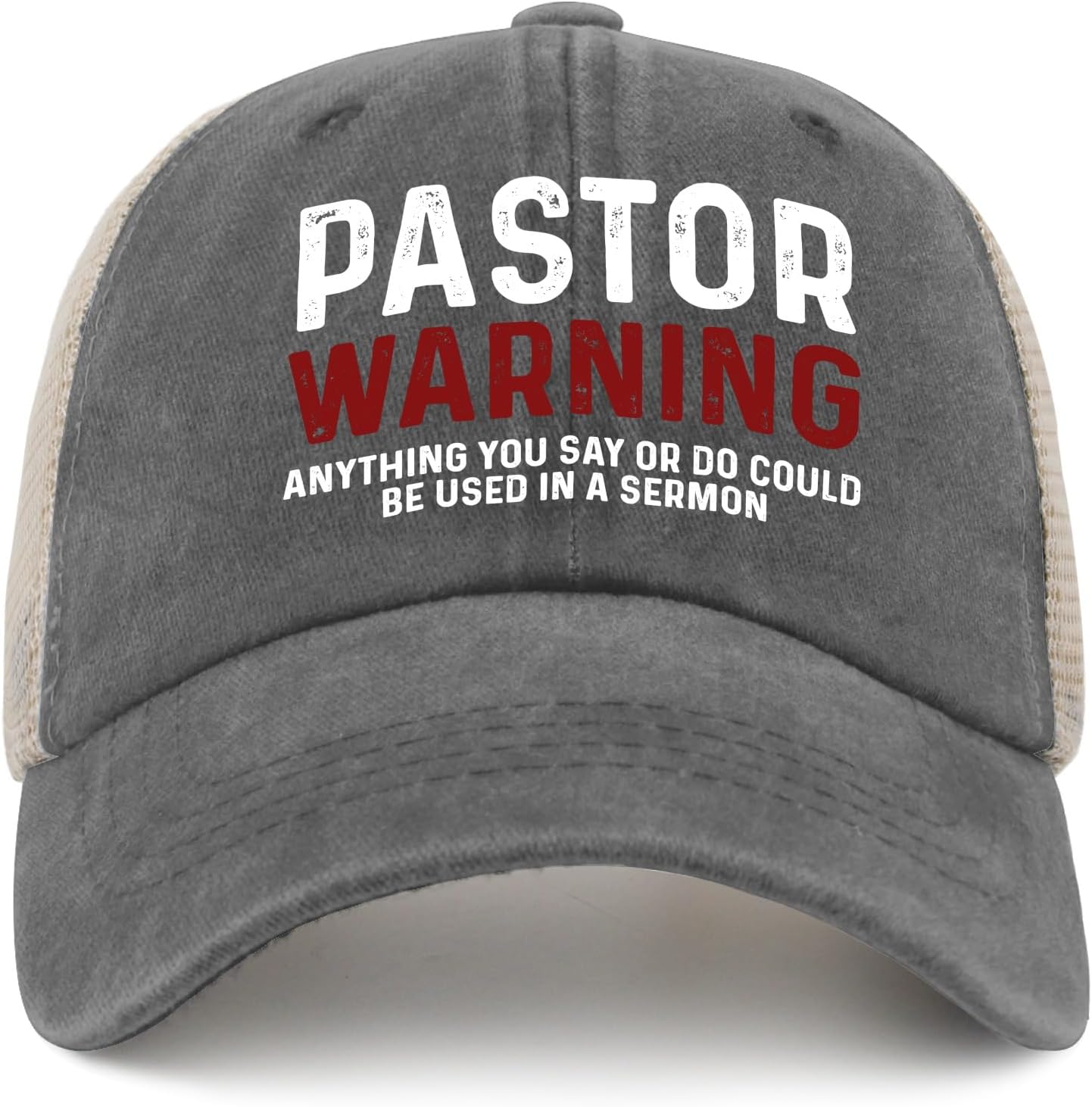 Pastor Warning Trucker Hat - Pastor & Thank You Gifts - Walmart.com