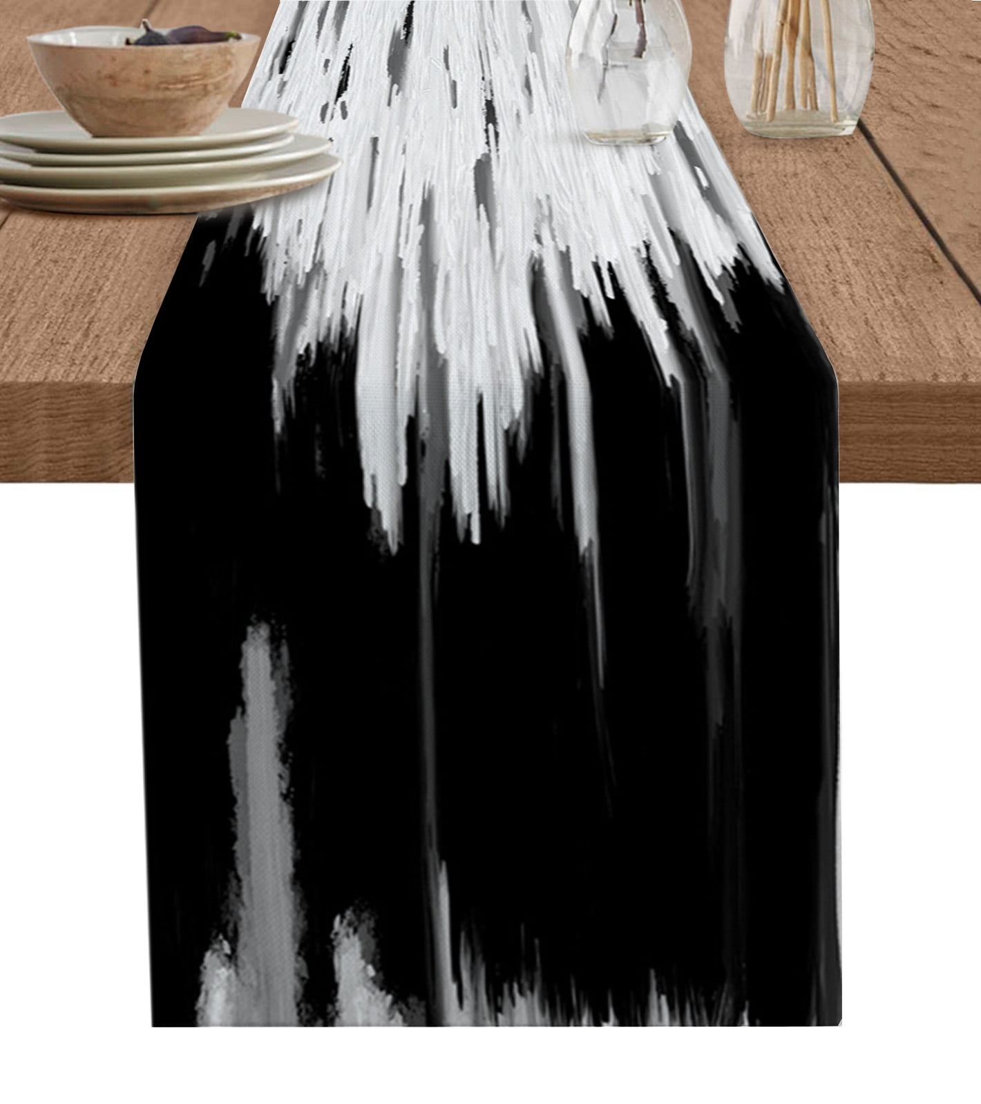 Pastoral Butterfly Water Duck Green Gradient Table Runner ration Home r ...