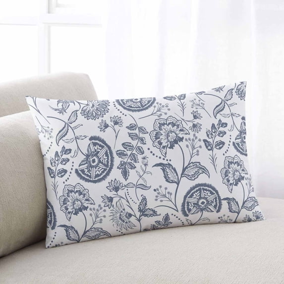 Pastoral Flowers King Size Pillow Cover, Pillowcase Protectors with ...