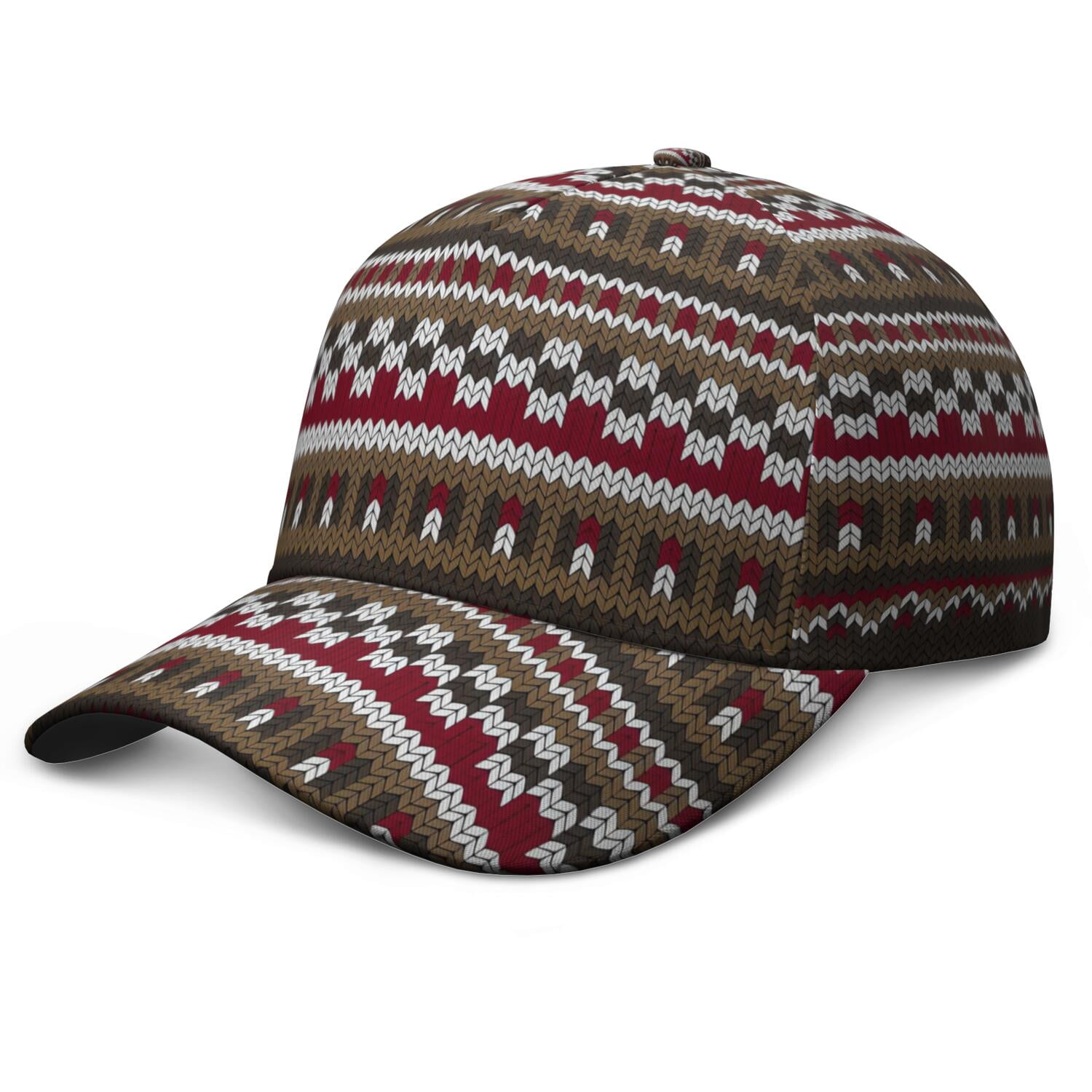 Pastoral Style Vintage Cap – Ink Sketch Tribal Baseball Cap with Boho ...