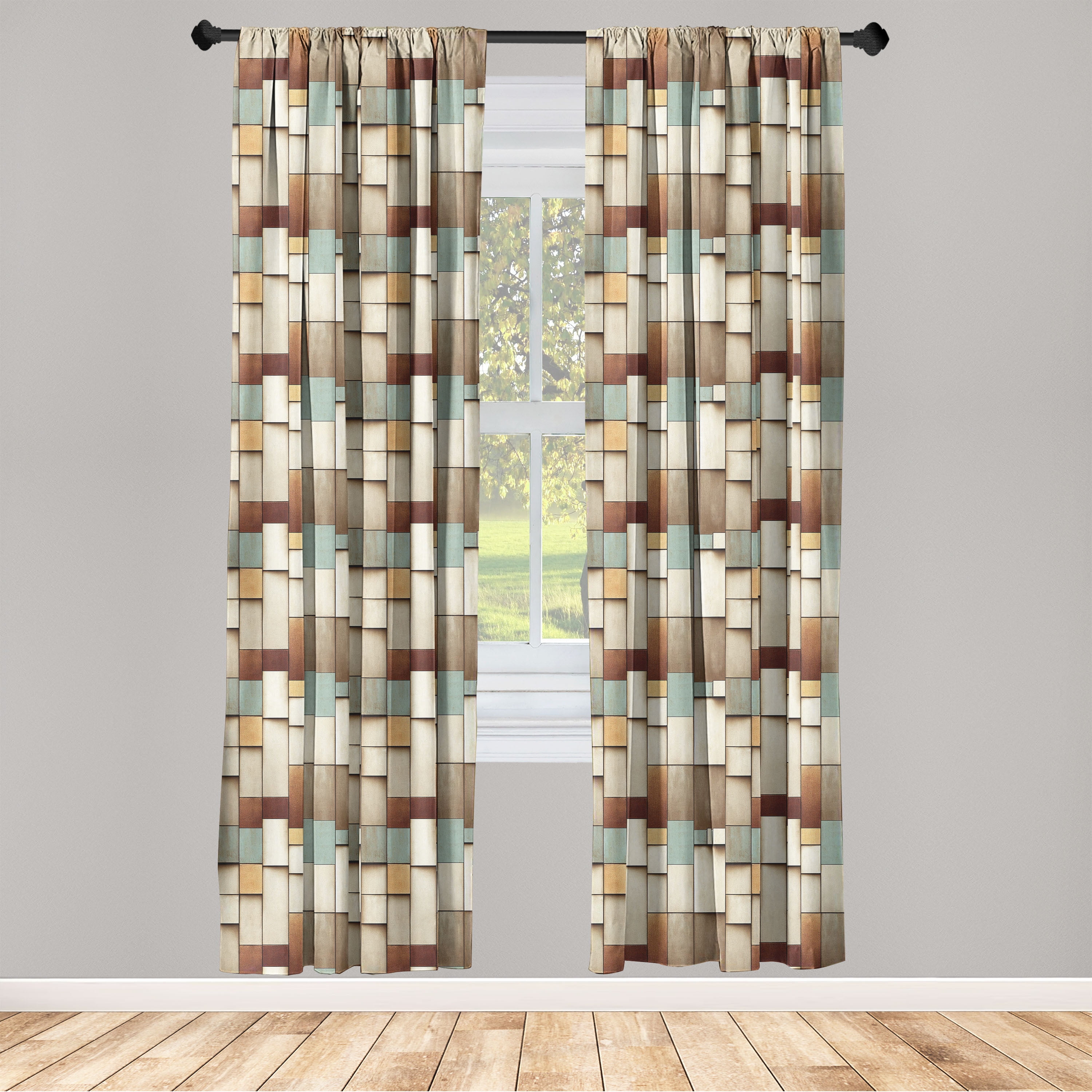 Pastoral Window Curtains, Rustic Pieces Concept Whimsical Modern Style ...