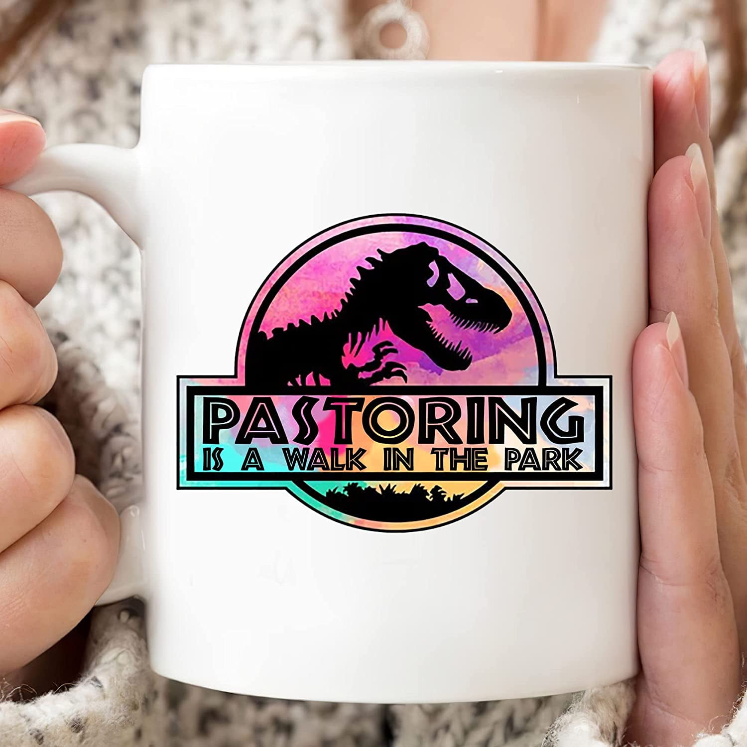 Pastoring Is A Walk In The Park Mug, Gifts For Pastol, Pastol Coffee ...