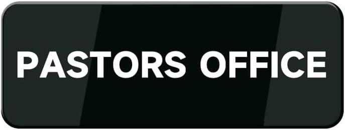 Pastors Office Sign, 10 X 3 Inches Acrylic Warning Sign, Door Wall ...