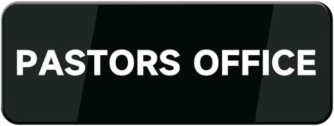 Pastors Office Sign, 10"X3" Acrylic Warning Sign, Door Wall Labels Sign ...