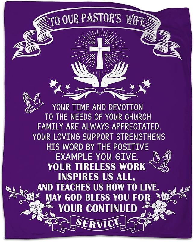 Pastors Wife Appreciation T Throw Blanket A Great Appreciation T
