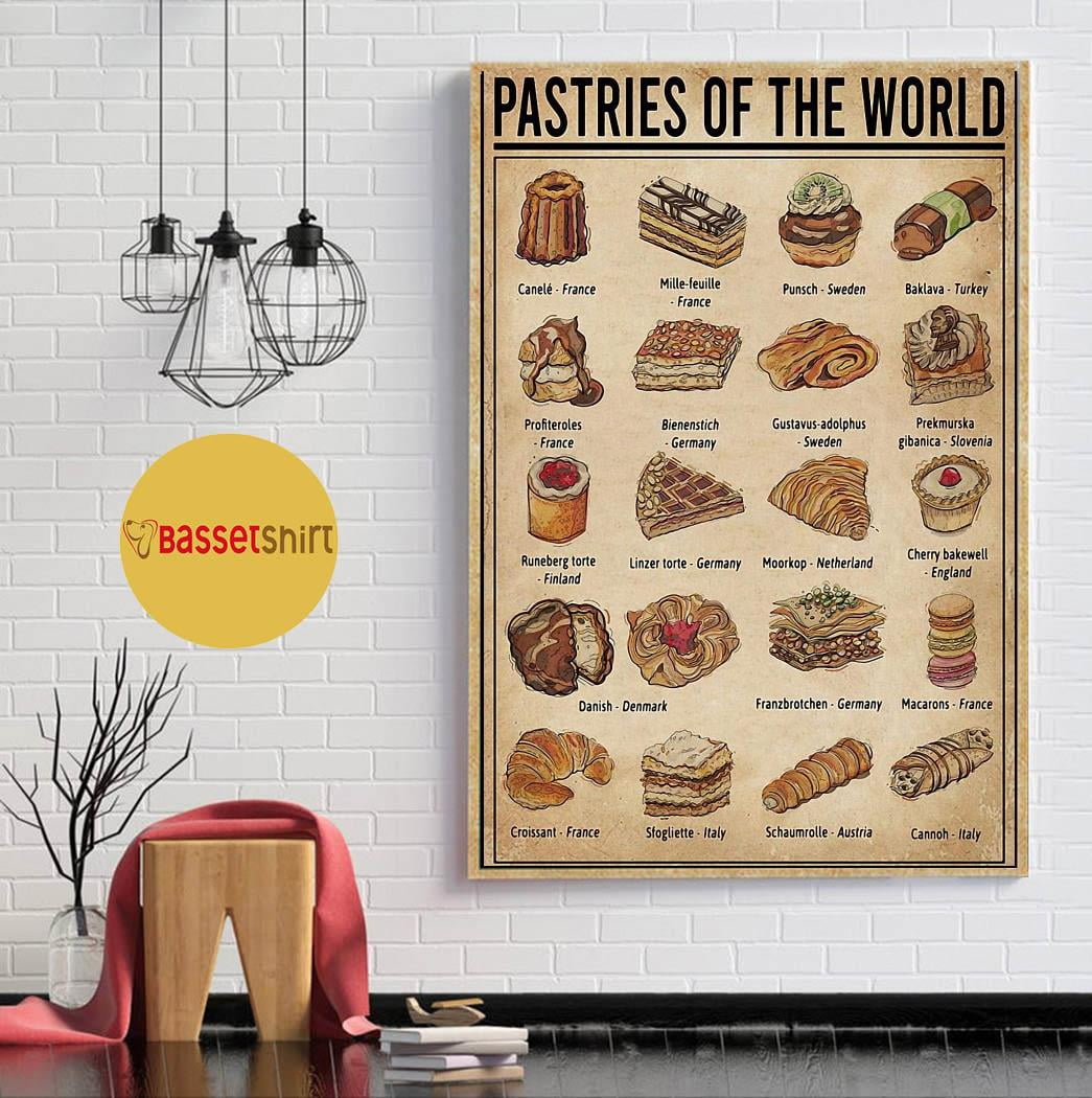 Pastries of the world poster 16 x 24 Inch Poster - Walmart.com