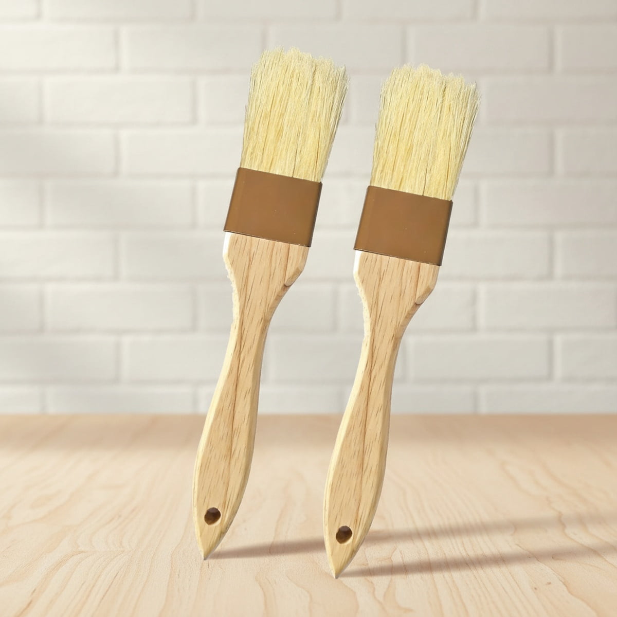 Pastry Basting Brush - Food Brushes, Non-Shedding Natural Boar Bristle ...