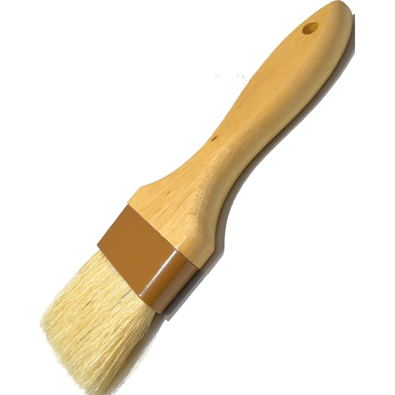 Pastry Basting Brush, Natural Boar Bristle, Heat Resistant for Oil and ...