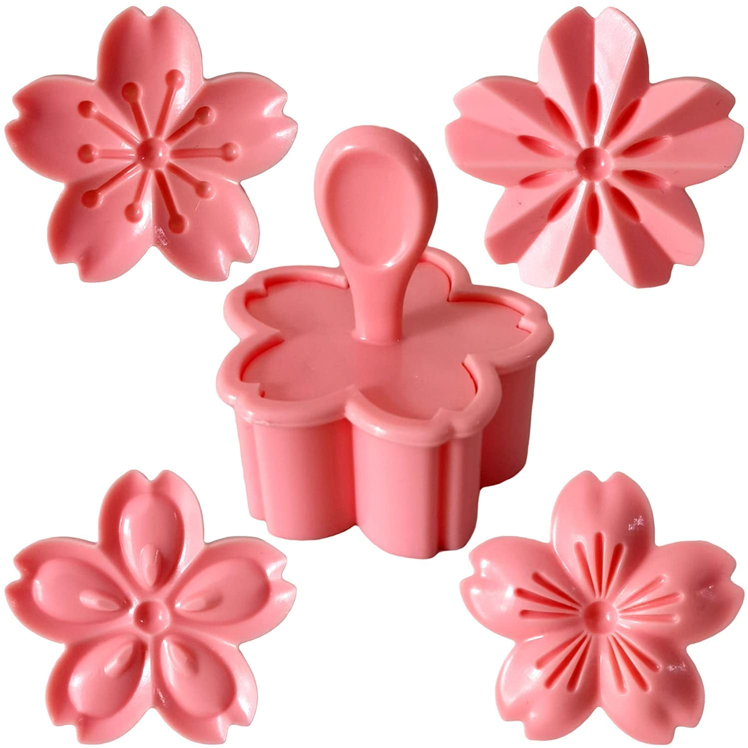 Pastry/Cookie/Fondant Stamper, 2-Inch Press Cookies Mold with 4 Stamps ...