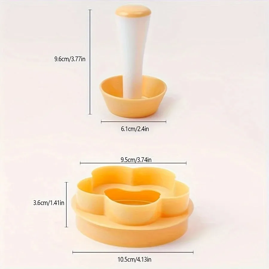 Pastry Dough Tamper Set Flower Shaped Cutter Cake Mold Creative Cake ...