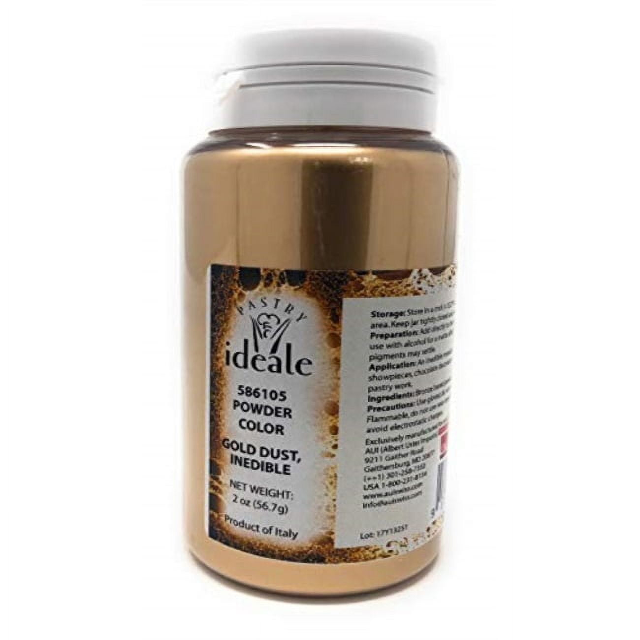 Pastry Ideale Gold Dust, Metallic Powder for Decorative Pastry Work ...
