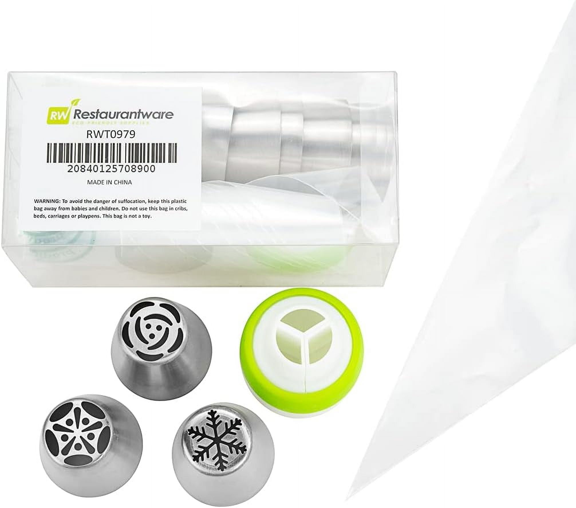 Pastry Tek Russian Piping Tips Set - 21 Piece Durable Cake Decorating ...