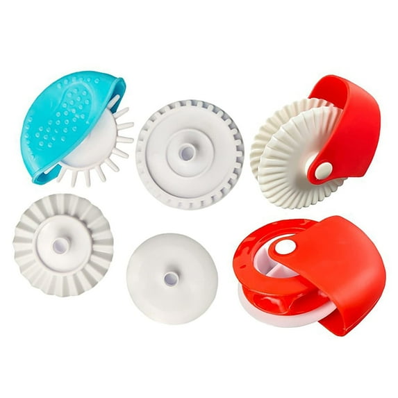 Pastry Wheel Decorator and Cutter, 6Pcs Pie Wheel, Pastry Wheel Roll ...