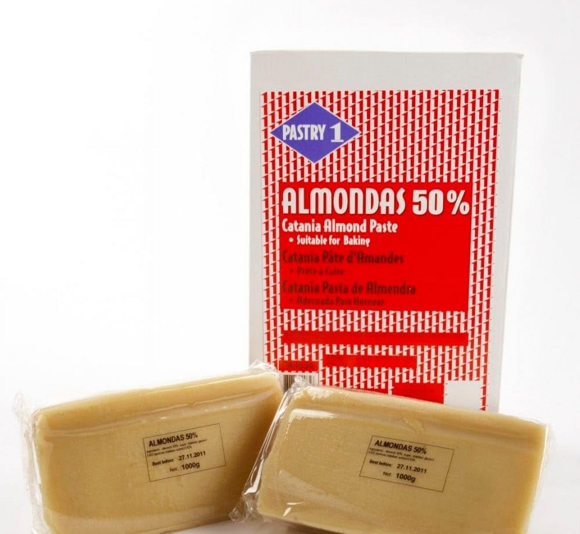 Pastry1 Almondas 50% Almond Paste 2.2 lbs – Raw Spanish Almonds ...