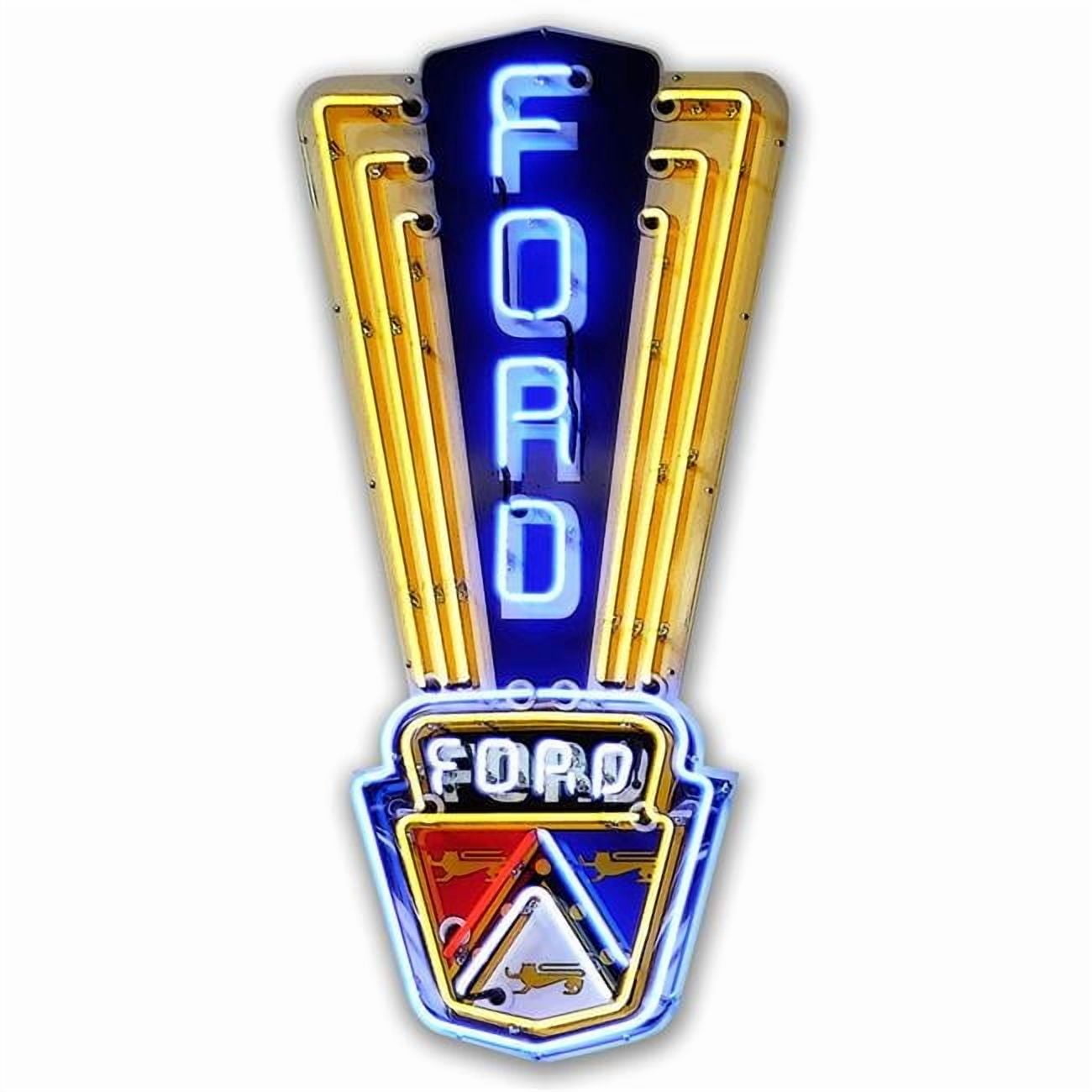 Pasttime Signs 8 x 16 in. Custom Shape - Ford Sign - Walmart.com