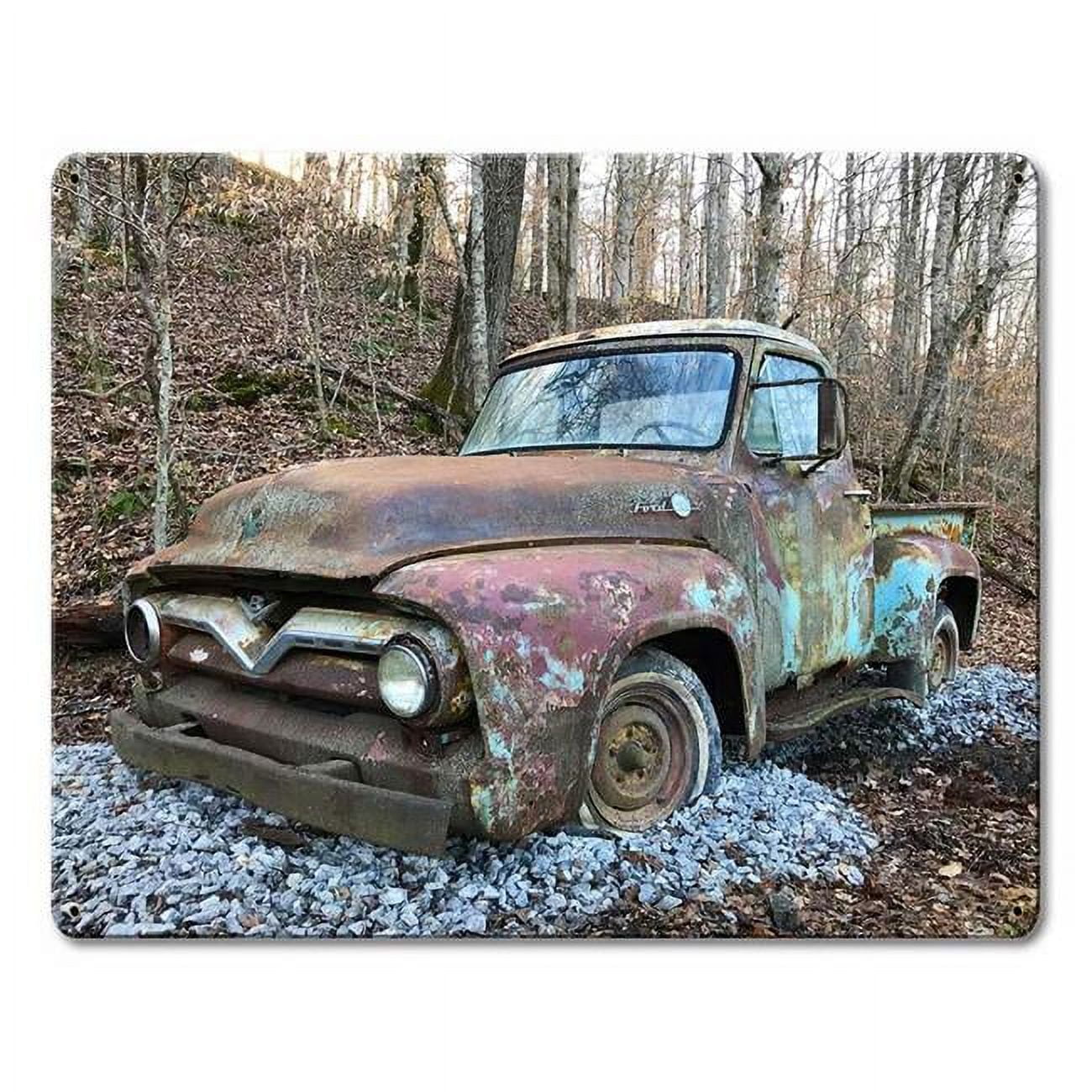 Pasttime Signs AIF184 15 x 12 in. The Angela Faye Sign 1954 Ford PIckup ...