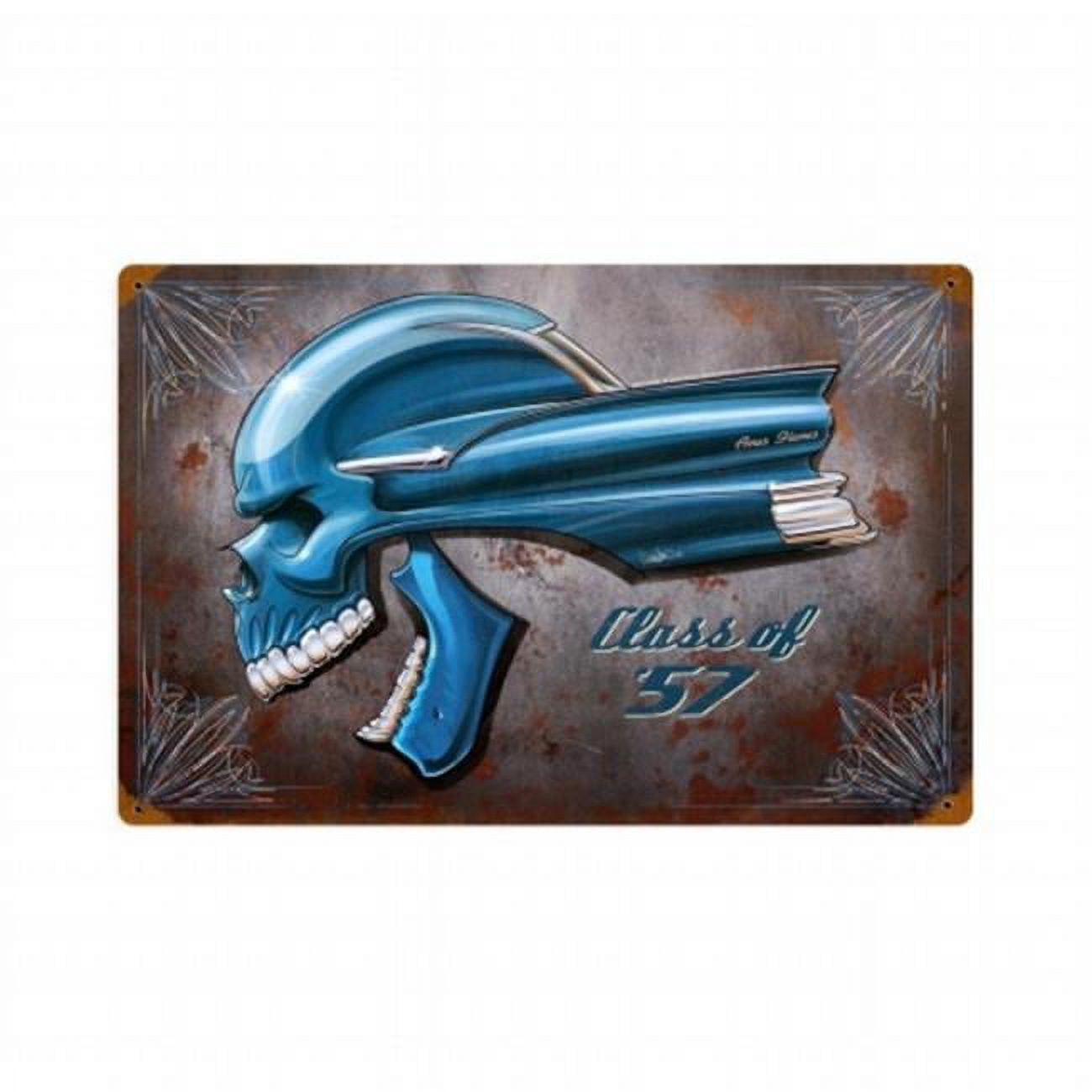 Pasttime Signs AMES001 Ford Skull Class Of 57 - Walmart.com