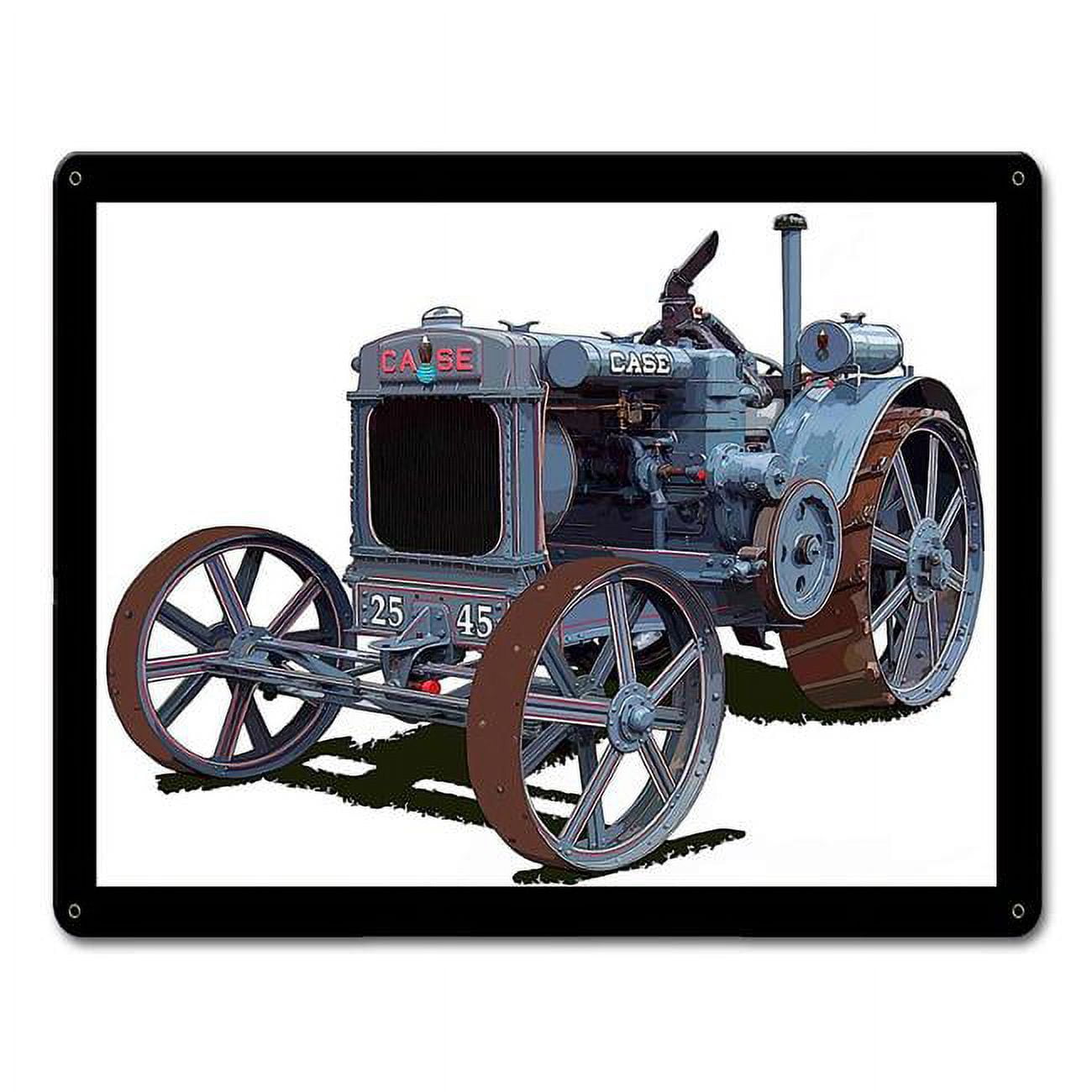 Pasttime Signs AMI174 15 x 12 in. Case 25-45 Tractor Vintage Metal Sign ...