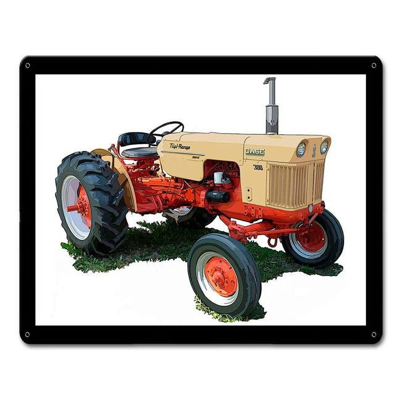 Pasttime Signs AMI182 15 x 12 in. Case Model 100 Tractor Vintage Metal ...