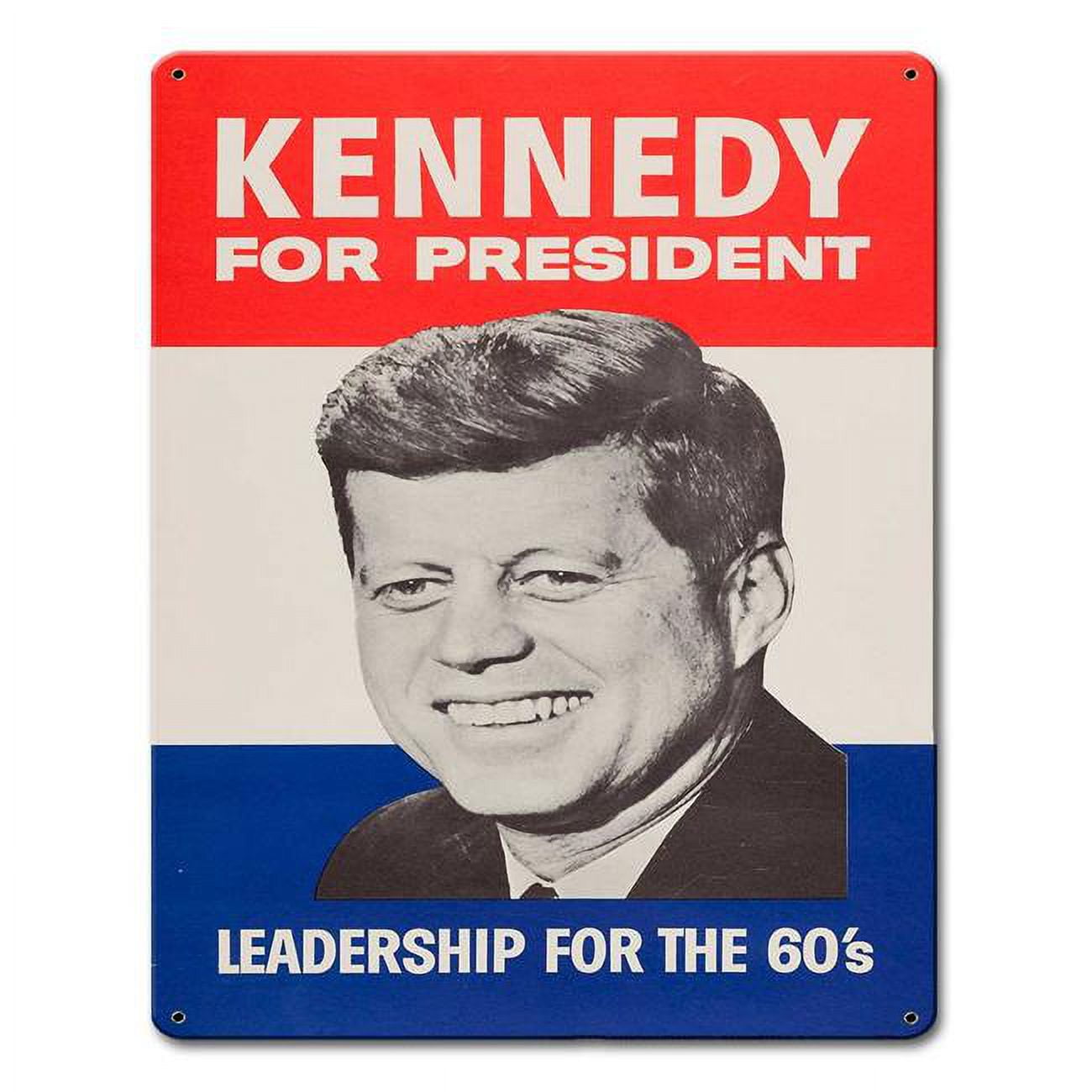Pasttime Signs AMI340 12 x 15 in. Satin Kennedy for President ...