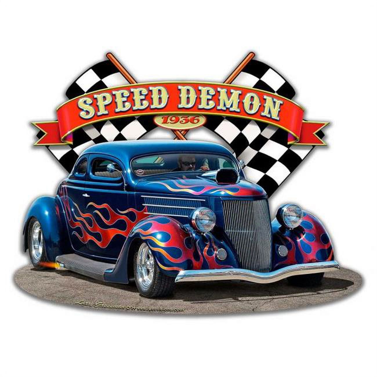 Pasttime Signs LGB511 18 x 14 in. 1936 Blown Coupe Vintage Sign ...