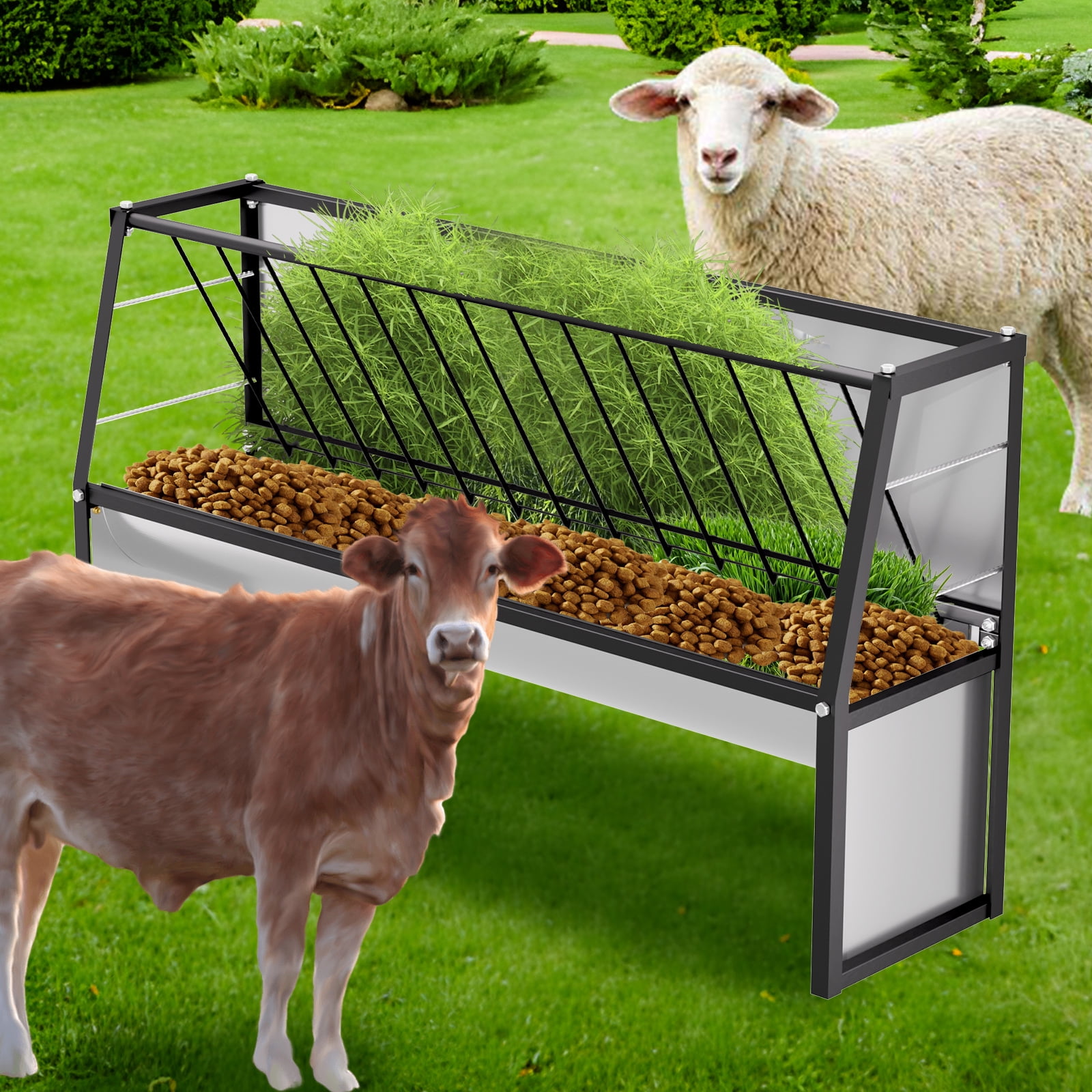 Pasture Feeding Trough, Two Tier Feeder Design, Tool Free Assembly ...