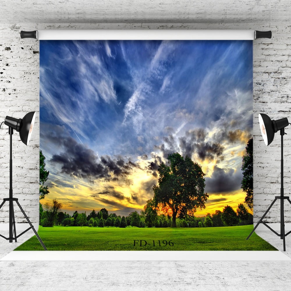 Pasture in Sunset Photography Backdrops for Photo Shoot Props Child ...