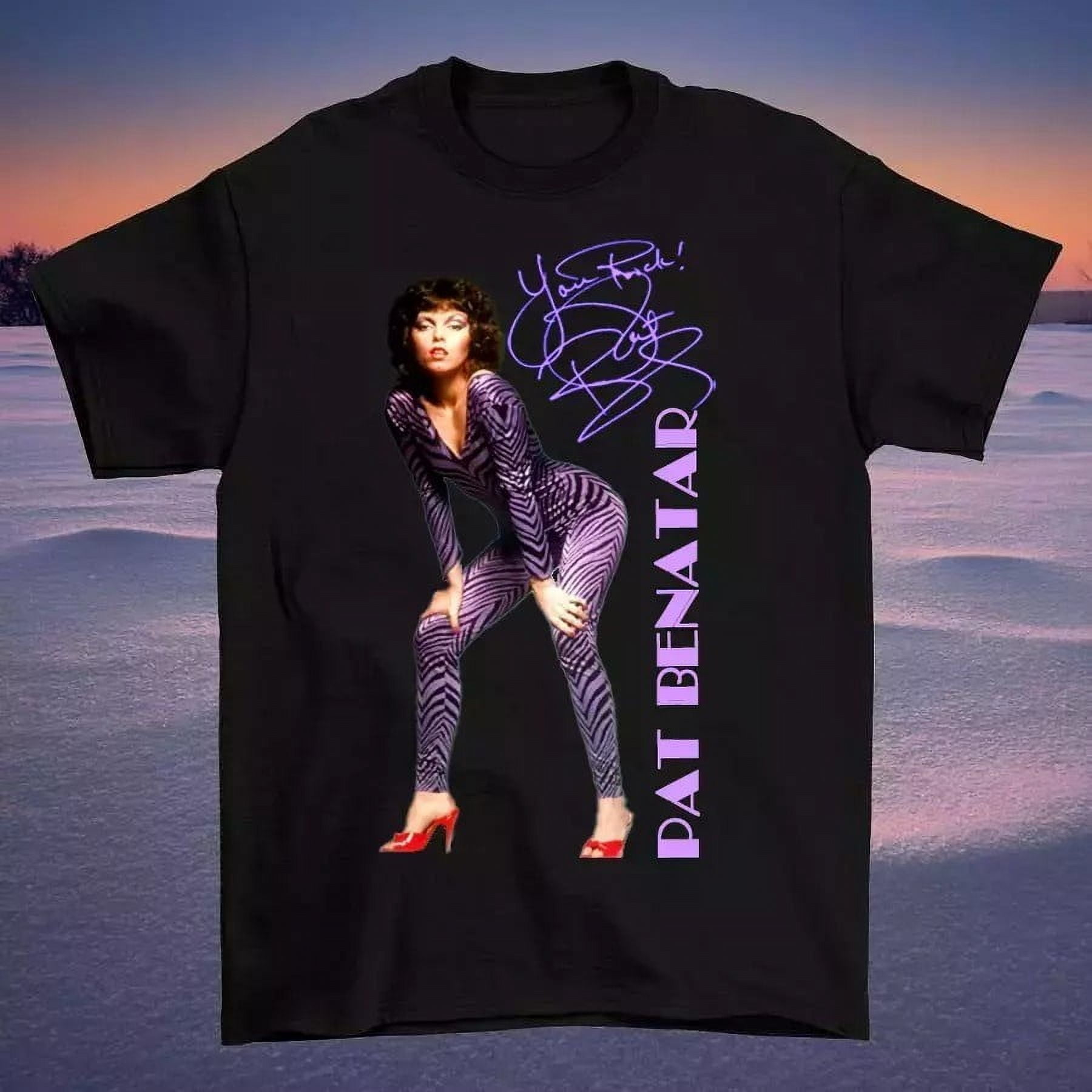 Pat Benatar Signature Collection Cotton Unisex Black T-shirt All Size S ...