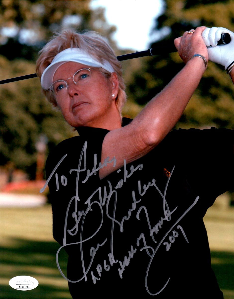 Pat Bradley Signed Autographed 8X10 Photo LPGA Legend to Pete JSA ...