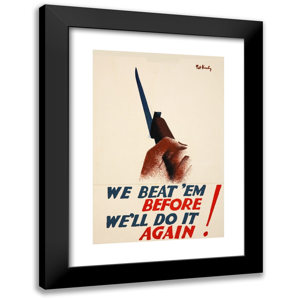Pat Keely 11x14 Black Modern Framed Museum Art Print Titled - We Beat ...