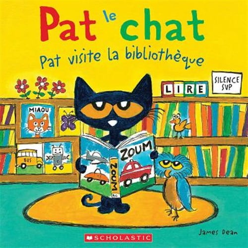 Pat Le Chat: Pat Visite La Bibliothèque (Paperback) - Walmart.com