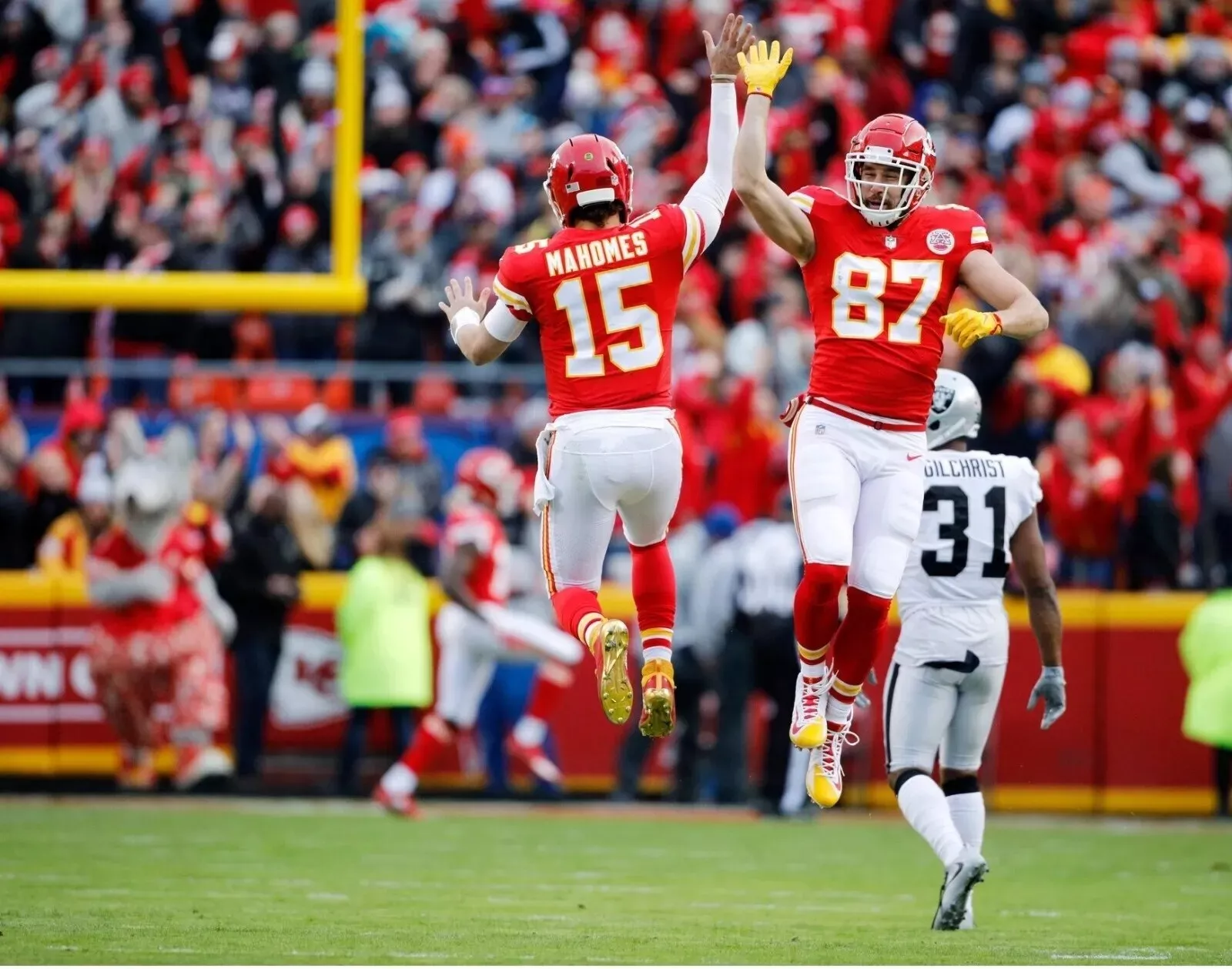 Pat Mahomes And Travis Kelce In Kansas City 8x10 PHOTO PRINT, Kansas ...