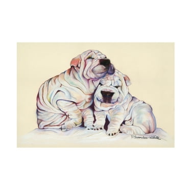 Trademark Art "Green Edge" Canvas Art by Pat Saunders-White, 18x47 ...