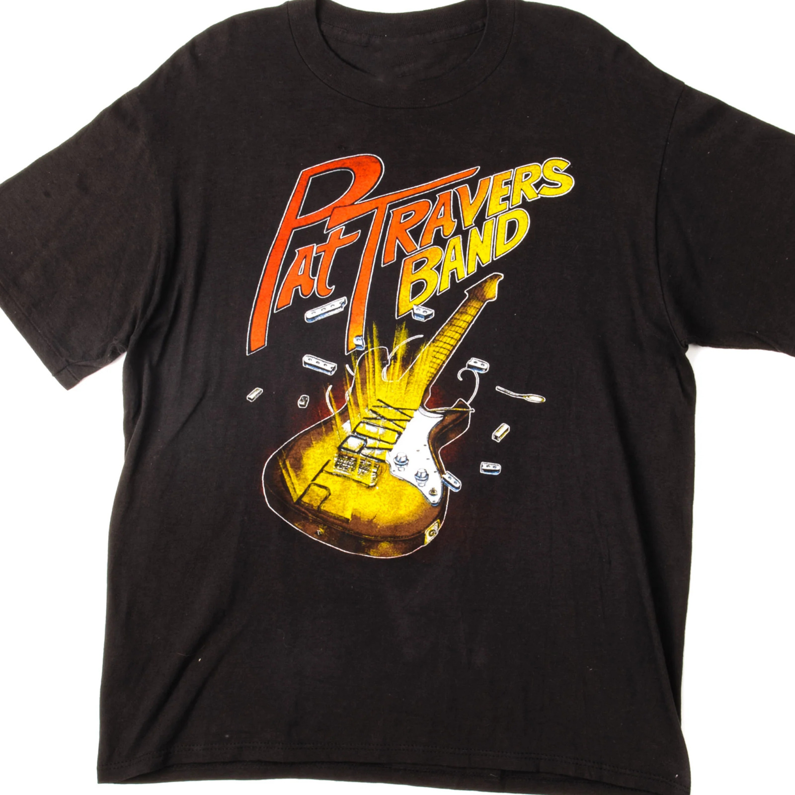 Pat Travers Band Music Tour Heavy Cotton Black Full Men Women Shirt ...