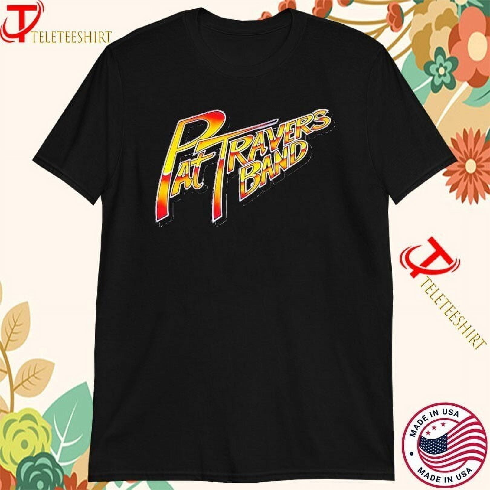 Pat Travers Logo T-shirts Pat Travers Gift For Fan Full Sizes - Walmart.com