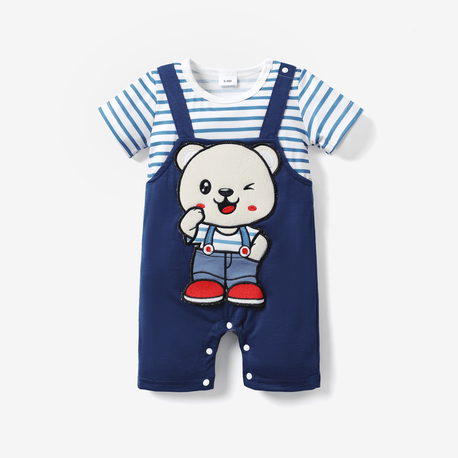 PatPat Animal Print Onesie for Babies - Hyper-Tactile 3D Design ...