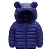SYNPOS 18M-6T Winter Coats for Kids with Hoods Light Puffer Jacket for Baby Girls, Infants ...
