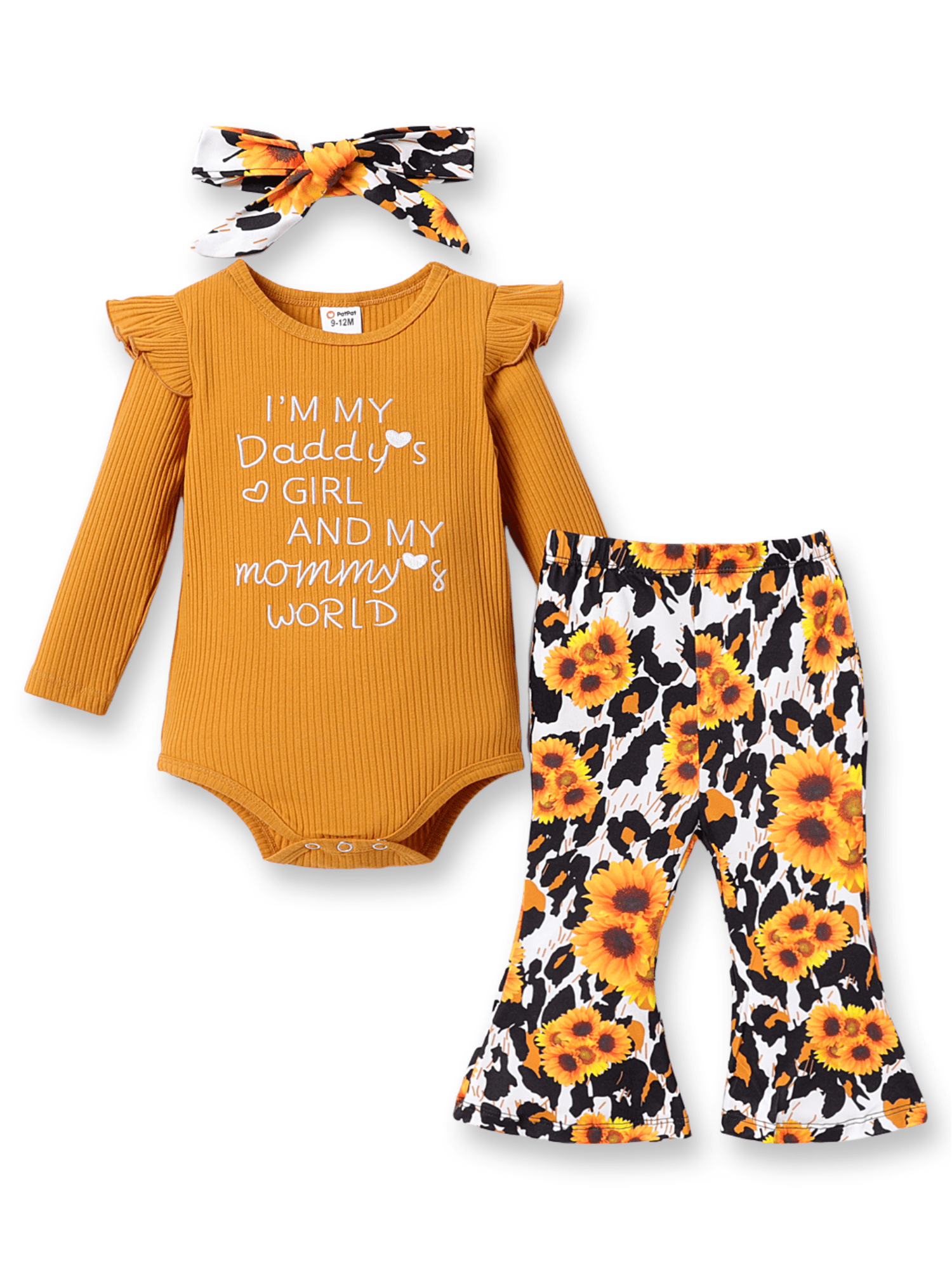 PatPat Baby Girl Clothes Newborn Infant Baby Girls Winter Outfit Long ...