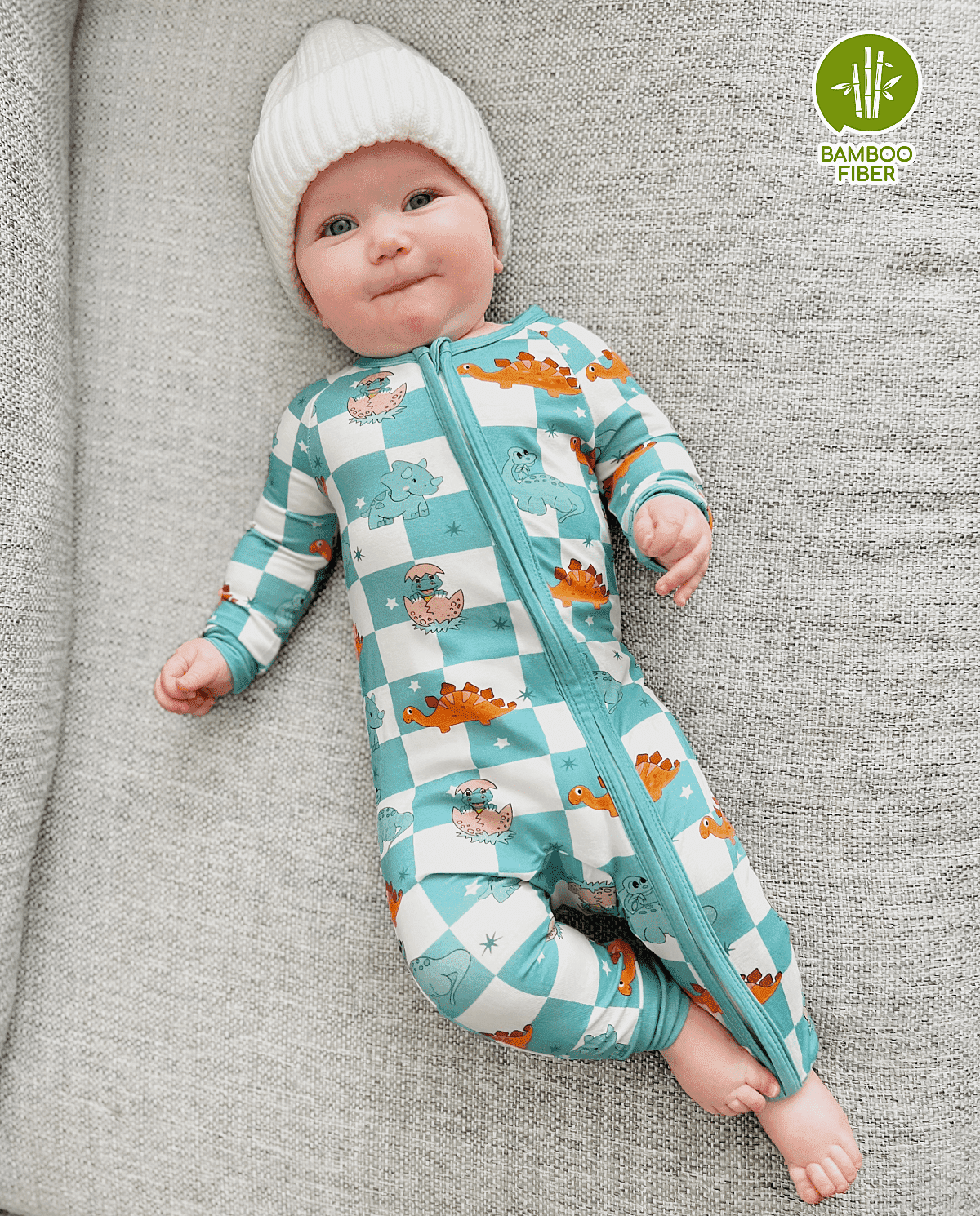 PatPat Bamboo Baby Pajamas, Unisex, Newborn to 18 Months, Long-Sleeved, Stretchy - Walmart.com