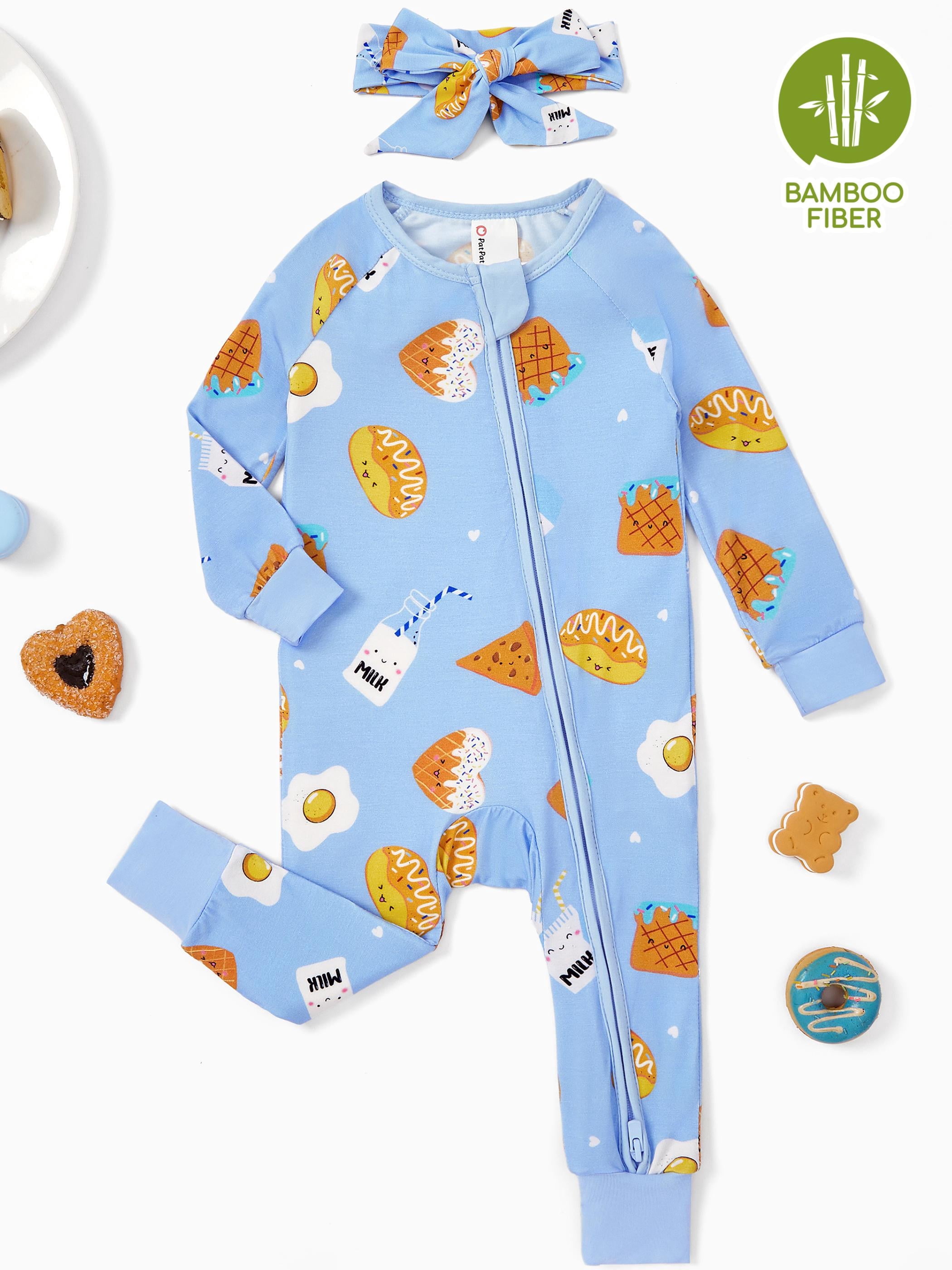 PatPat Baby Clothes Sleep N Play Snug Fit Footless 2-Way Zipper Romper ...